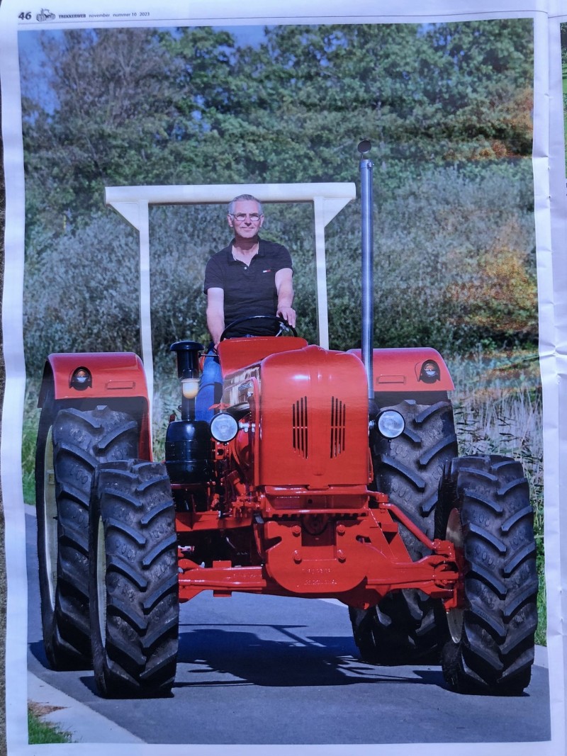 Wouter de Graaf met zijn unieke Porsche Senior - Uittenbogerd Heukelum B.V.